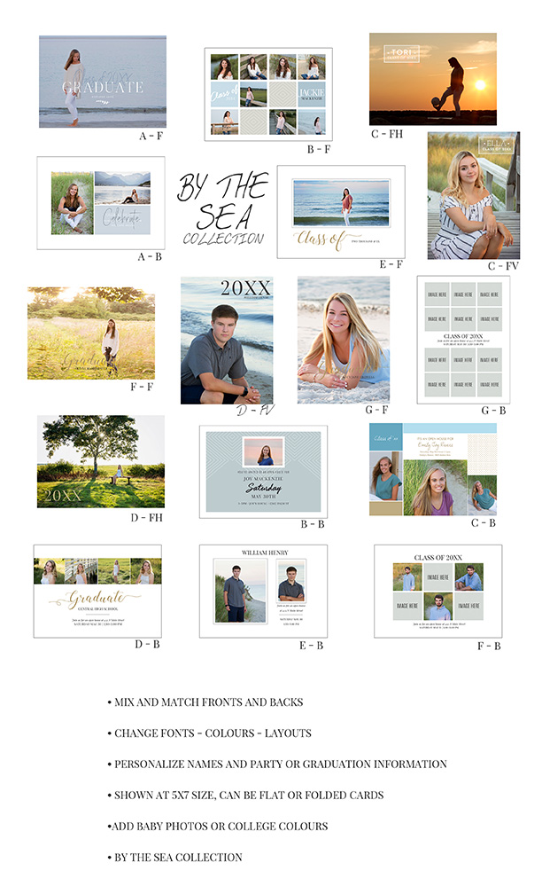 Class of 2022 Grad cards » Cape Cod Portraits by The Studio by the Sea